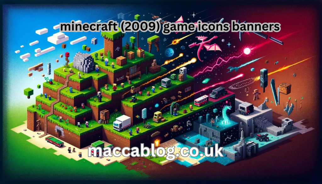 Minecraft (2009) game icons banners - Macca Blog